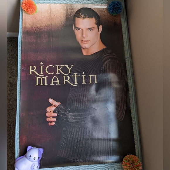 Wall Decor | Vintage Ricky Martin Poster | Poshmark